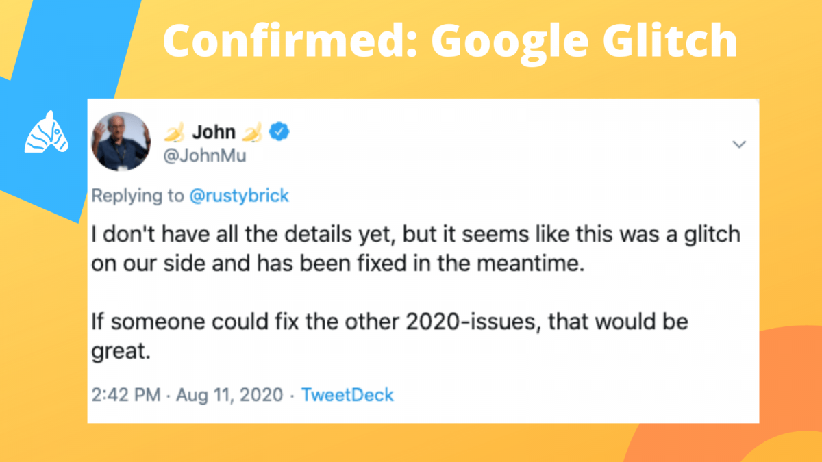 Google Algorithm Glitch – August 10th, 2020 | Safari Digital