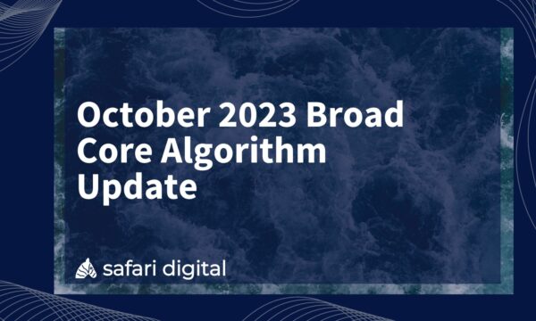 Google Releases October 2023 Core Algorithm Update